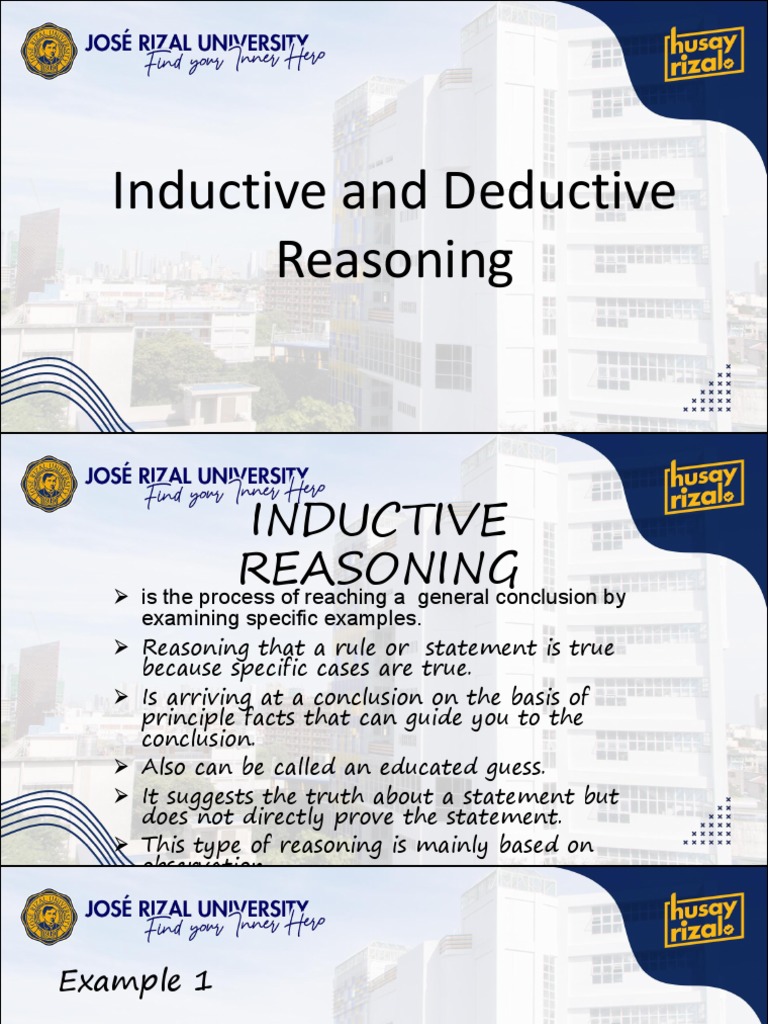 Logic & Patterns for Math Students | PDF | Summation | Inductive Reasoning