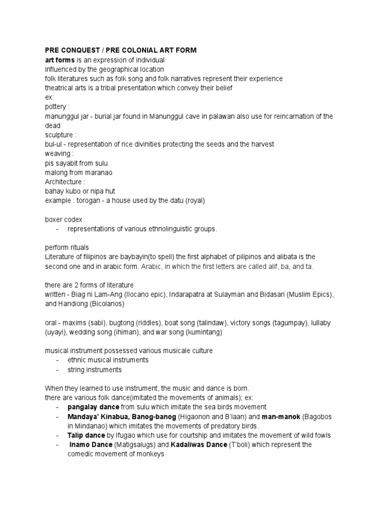 CPAR PRE COLONIAL, ISLAM, and SPANISH ART FORM | PDF | Hijab