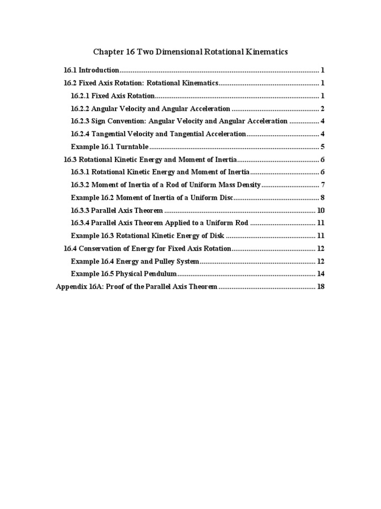 016 - mit8_01scs22_chapter16.pdf | PDF | Rotation Around A Fixed Axis | Velocity