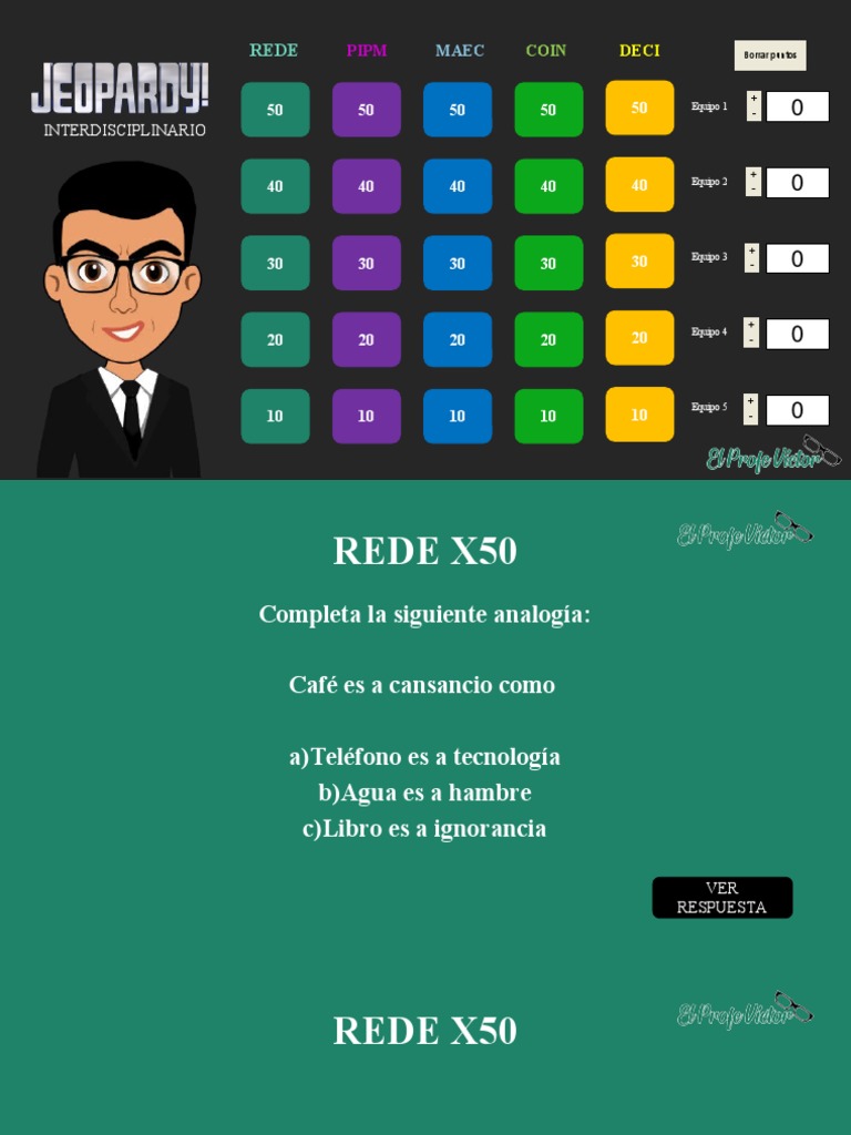 Jeopardy Editable | PDF | Moralidad | Libertad