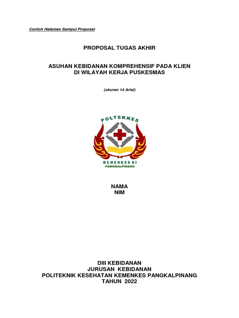 Contoh Halaman Sampul LTA Ok | PDF