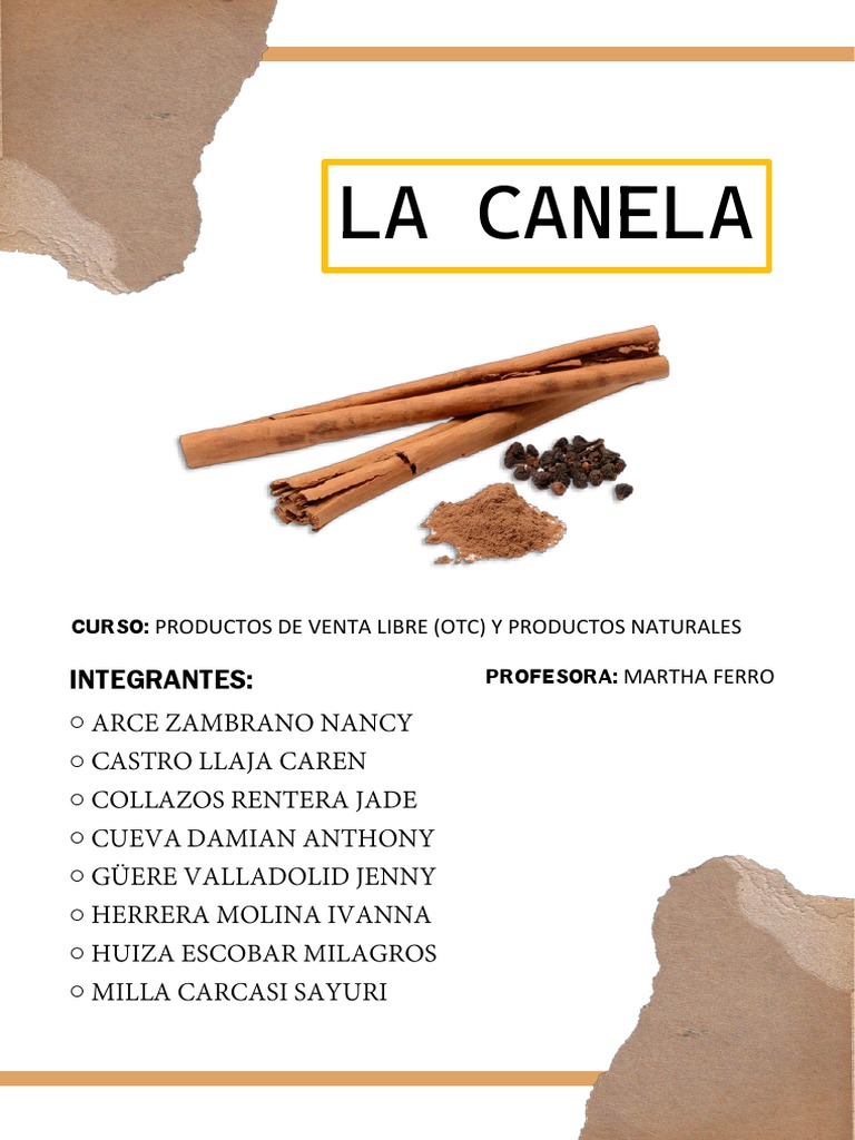 Propiedades medicinales de la canela | PDF | Antioxidante | Medicina ...