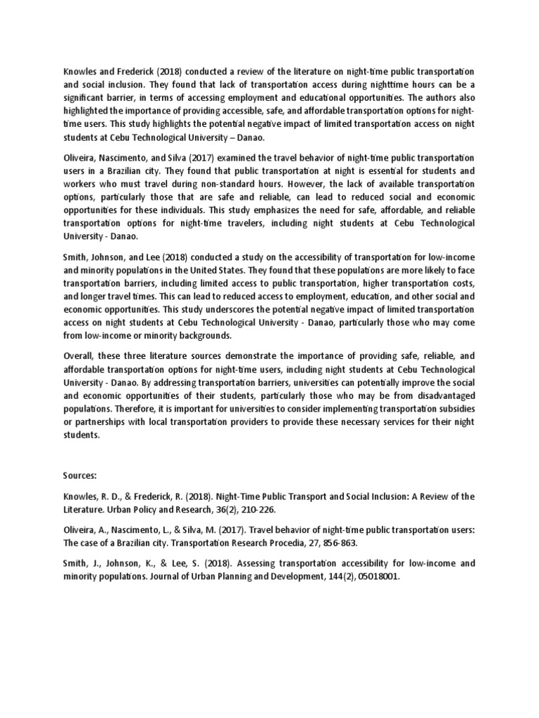 RRL | Download Free PDF | Public Transport | Transport