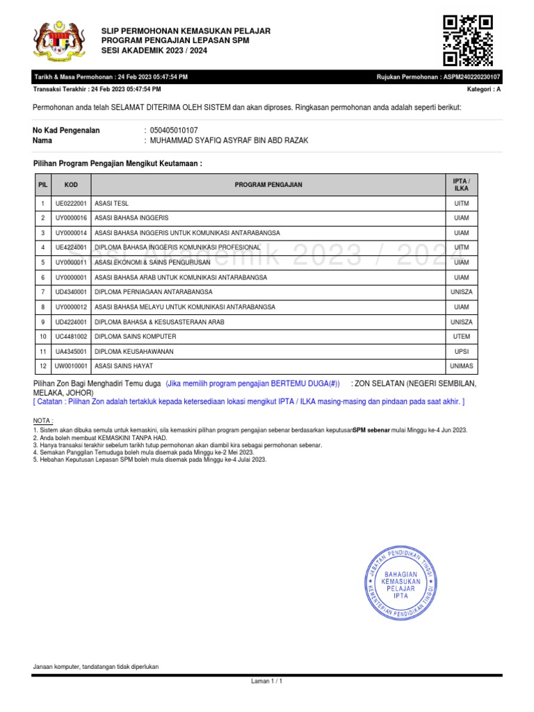 Muhammad Syafiq Asyraf Bin Abd Razak PDF | PDF