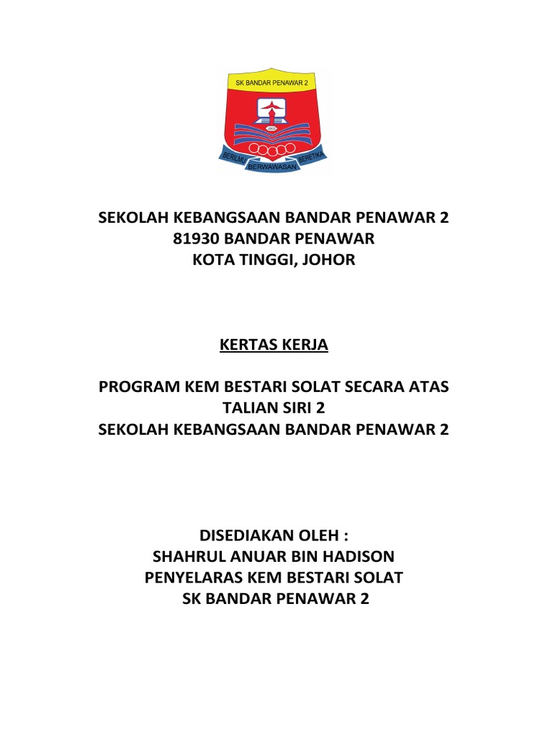 Kertas Kerja KBS 2021 | PDF