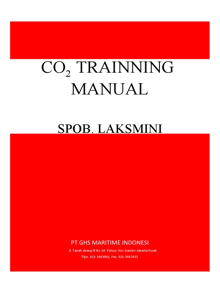 Training Manual Co2 | PDF