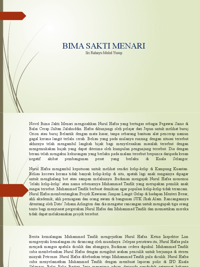 Bima Sakti Menari TG5 | PDF
