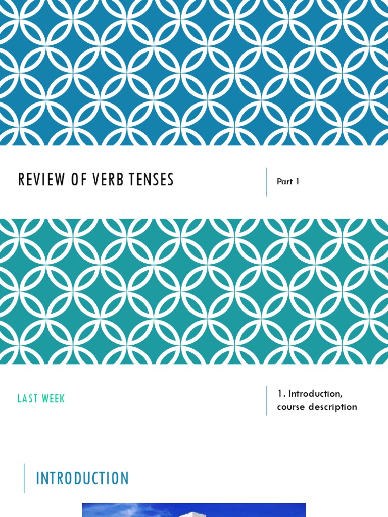 Review of Verb Tenses A PDF | PDF | Perfect (Grammar) | Grammatical Tense