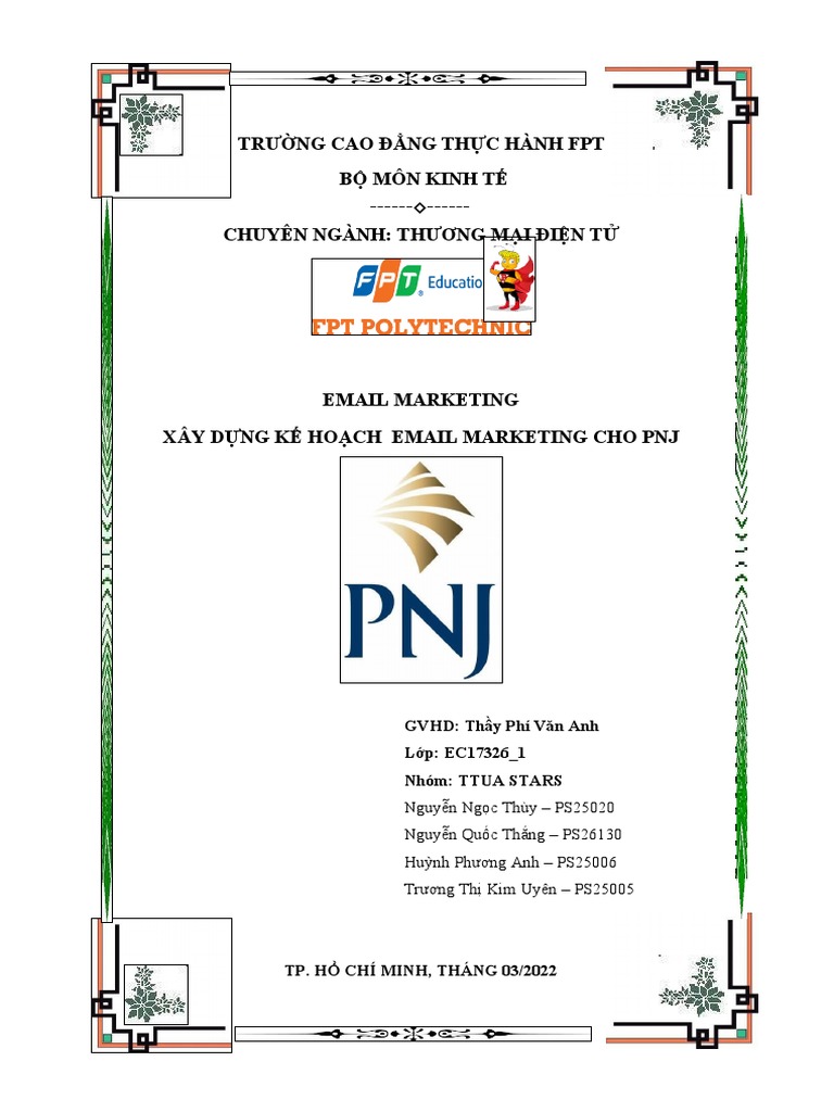 DOM1021-ASM 1-Nhóm TTUA STARS-PNJ.docx | PDF