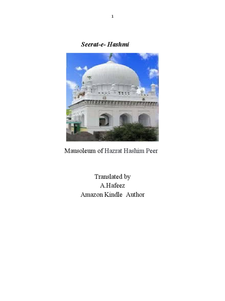 Biography of Hazrat Hashim Peer Sahab | PDF | Sufism