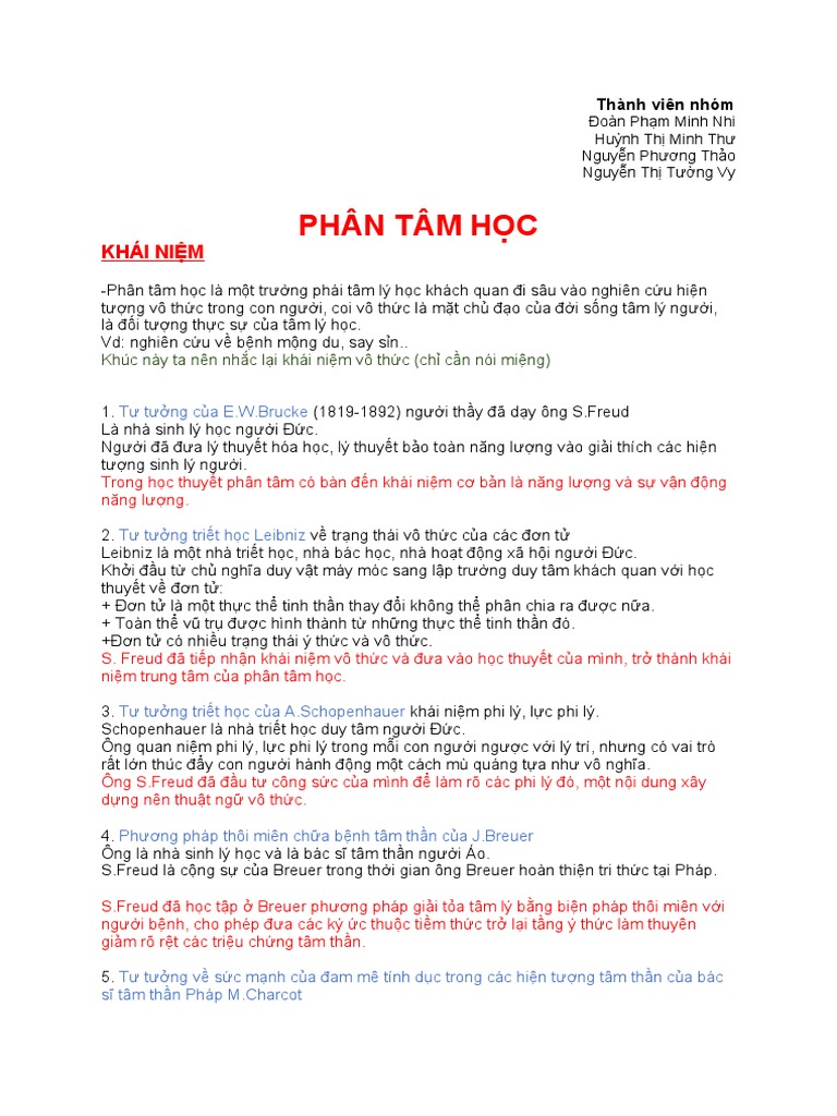 Phân tâm học | PDF