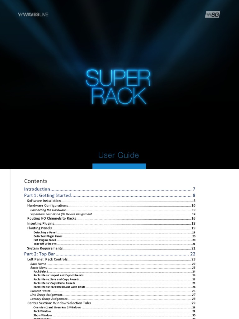 SuperRack SoundGrid User Guide | Download Free PDF | Network Switch ...