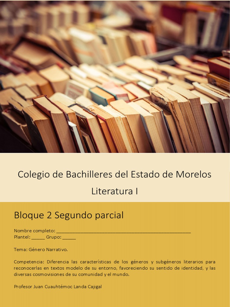 B2 21B Literarura I | PDF | Narración