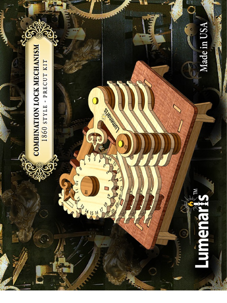 Combination Lock Instructions v1d | PDF | Adhesive | Industrial Processes