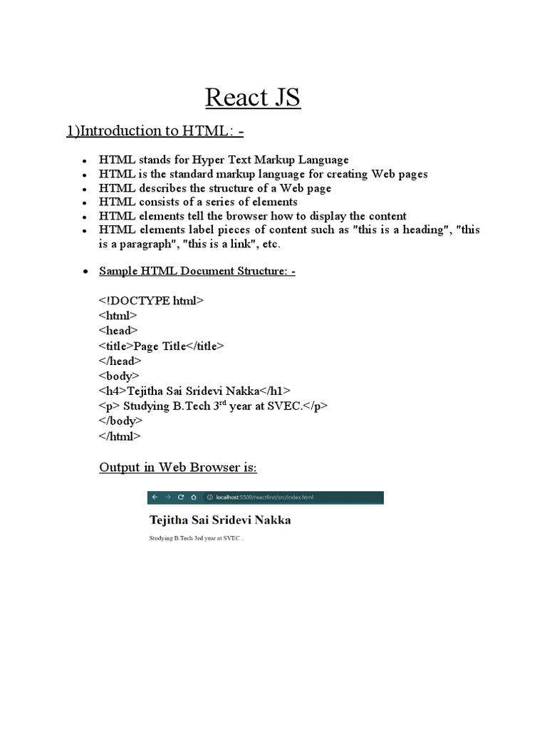 An Introduction To Html Css And Javascript For Dynamic Web Development Pdf Html Java Script 1901