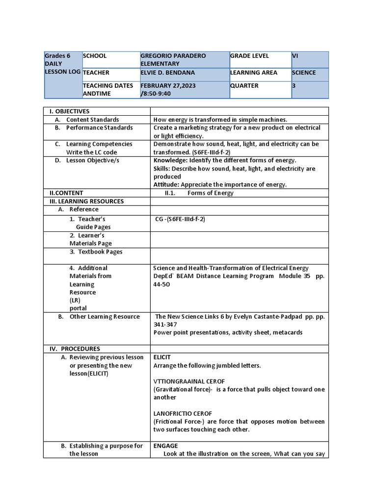 COT 1 3rd Quarter 2023 | PDF | Learning | Heat