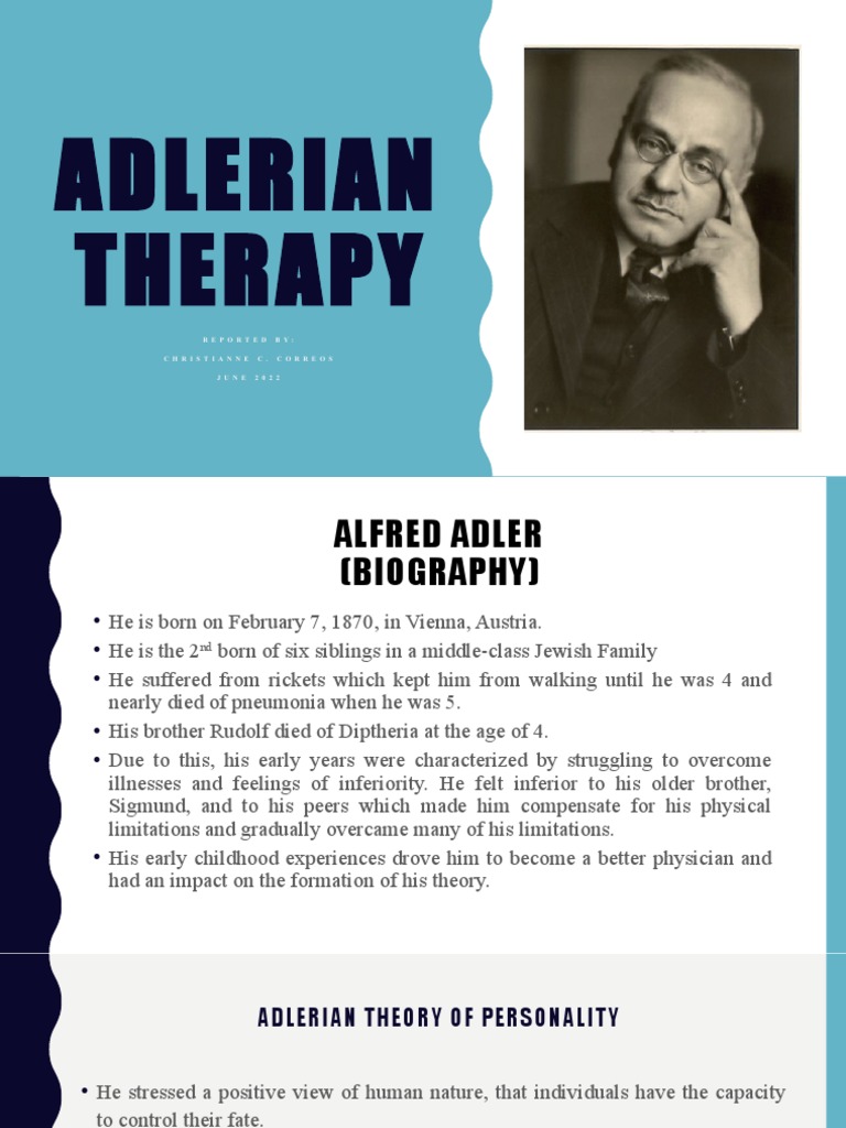 Adlerian Therapy Overview and Insights | PDF | Psychotherapy ...