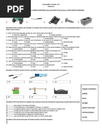 Summative Test Simple Machine | PDF | Machines | Wheel