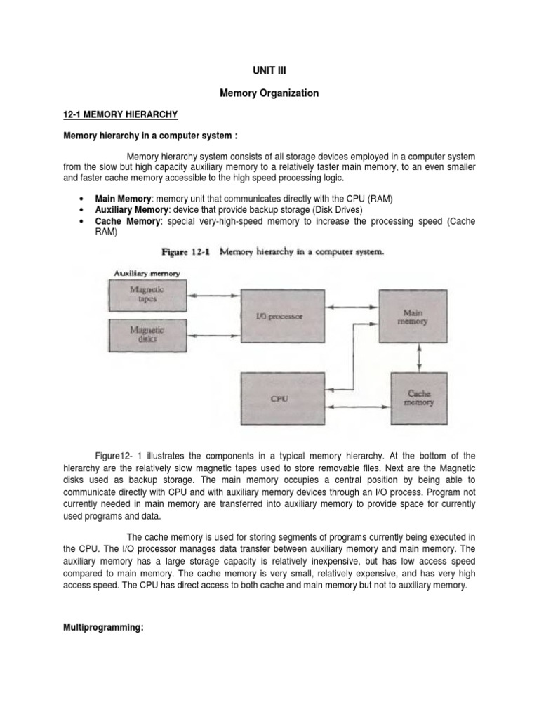 Dlco Unit 5 PDF | Download Free PDF | Computer Data Storage | Cpu Cache