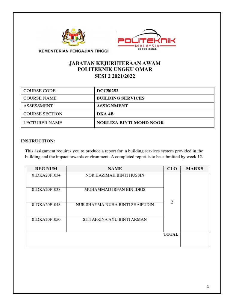 Assignment Building Services | Download Free PDF | Climate Change Mitigation | Climate Change