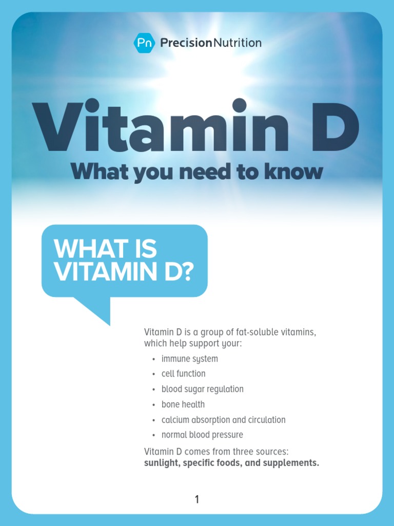 Vitamin D Sources Benefits Deficiency And More Pdf Vitamin D Vitamin
