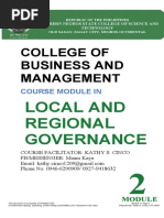 Philippine Local Government Guide | PDF | Government | Governance