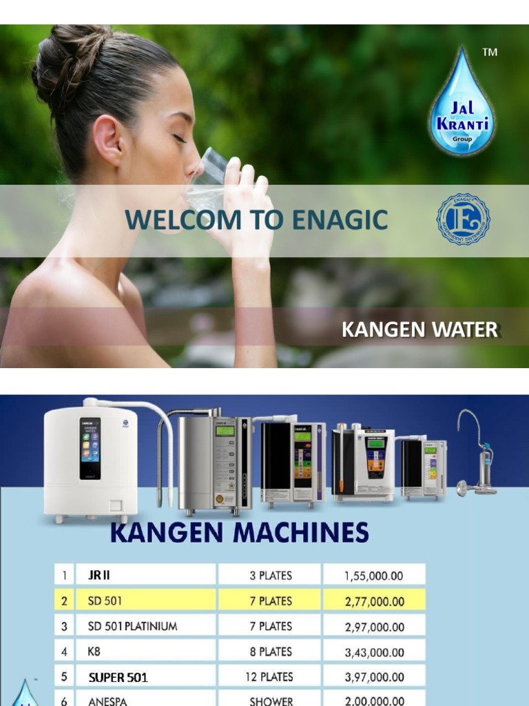 1 Welcome To Enagic Presentation 1 PDF | PDF