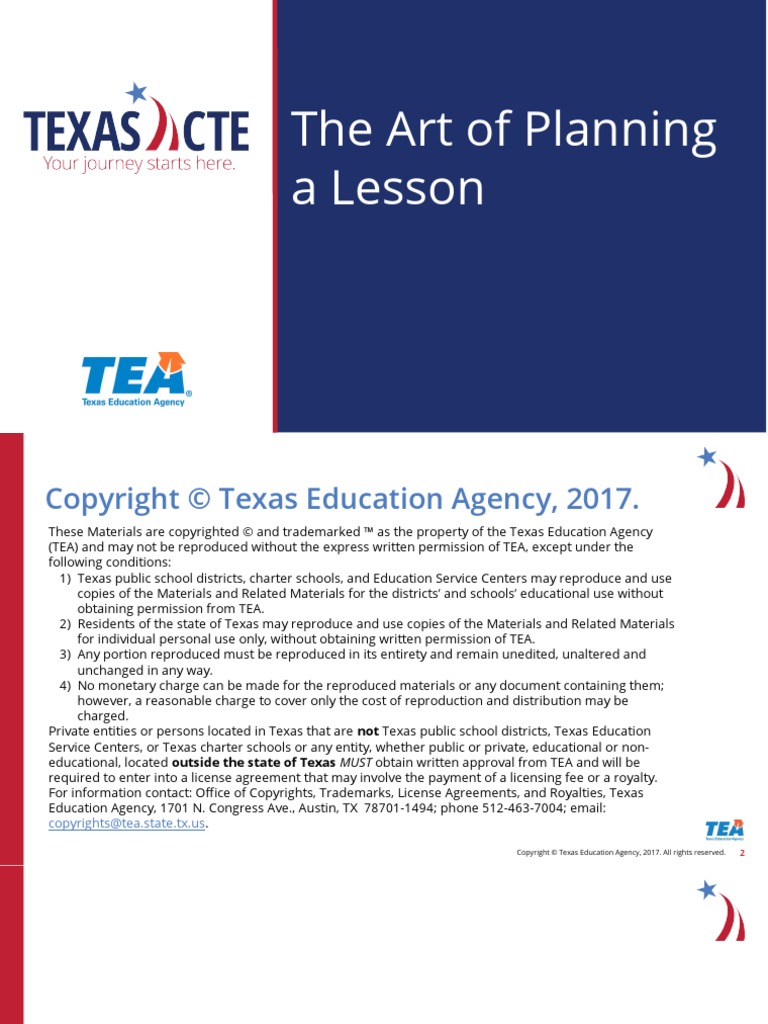 The Art of Planning A Lesson | PDF | Lesson Plan | Special Education