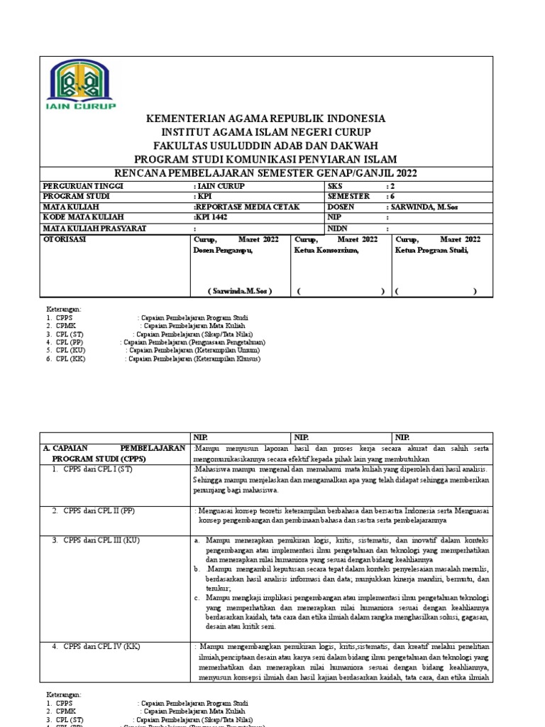 RPS Reportase Media Cetak 6 | PDF