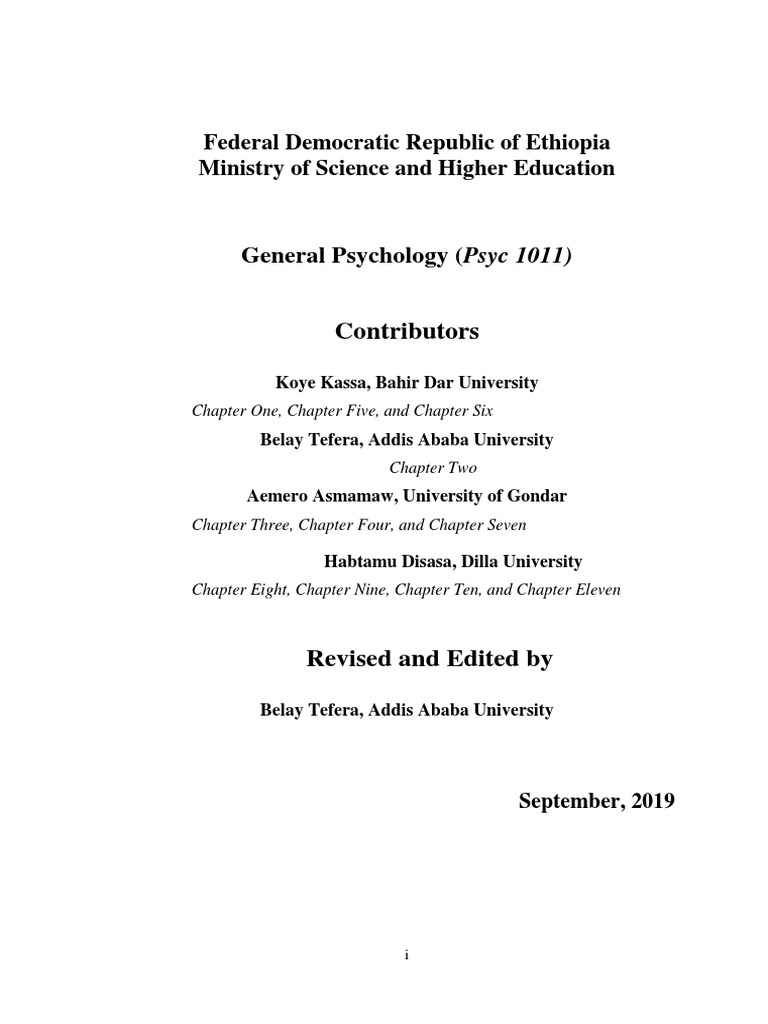 Pysychology Module. Final | PDF | Psychology | Experiment
