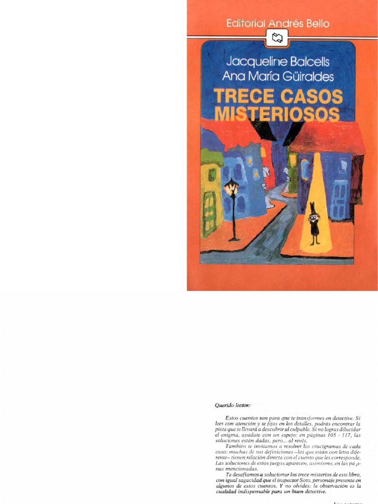 03 Trece Casos Misteriosos Jacqueline Balcells y Ana Maria Guiraldes ...