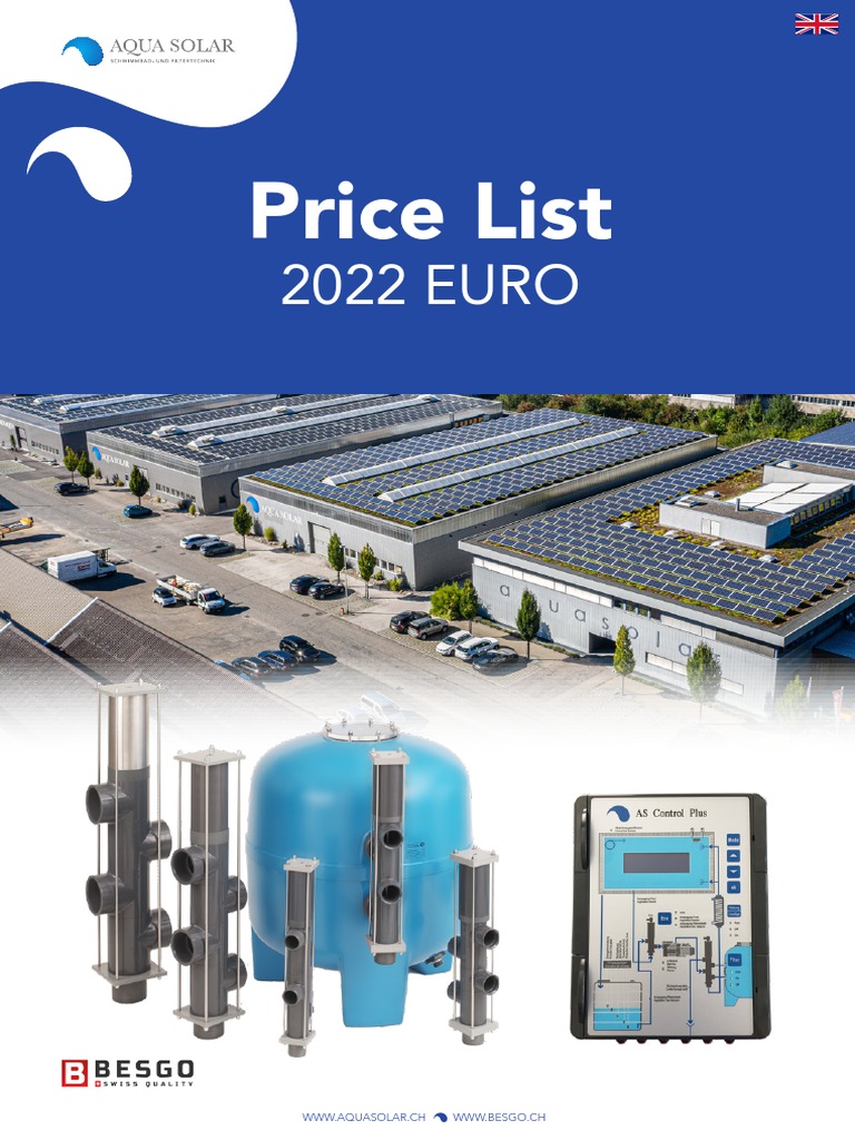 Final Besgo PL 2022 - English.pdf | PDF | Valve | Pump