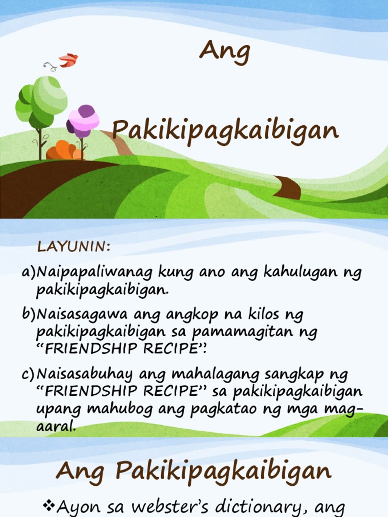 Ang Pakikipagkaibigan | PDF