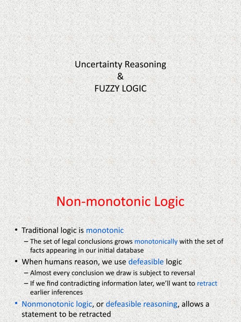 Reasoning And Fuzzy Logic Pdf Fuzzy Logic Inference 