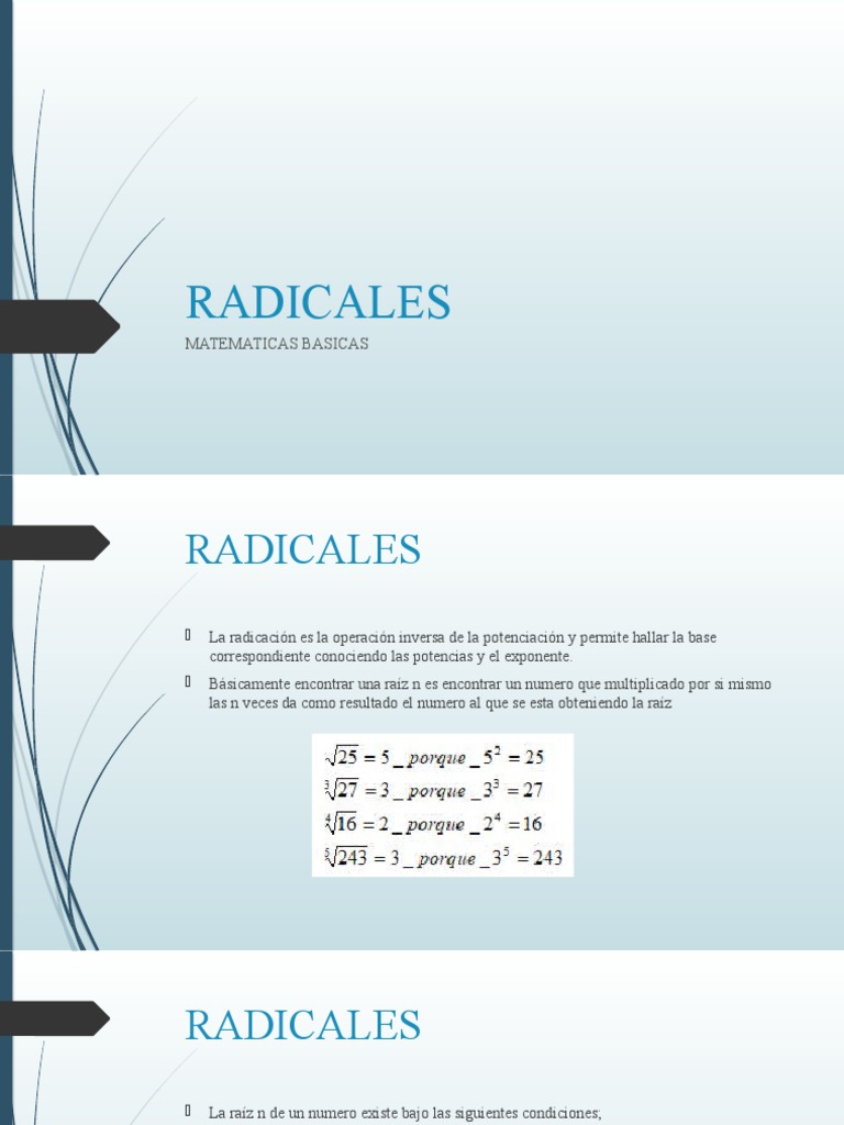 Radicales | PDF