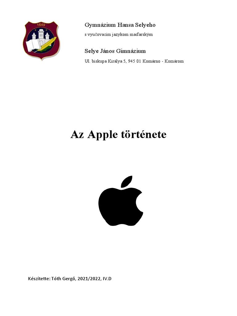 Az Apple Története | PDF