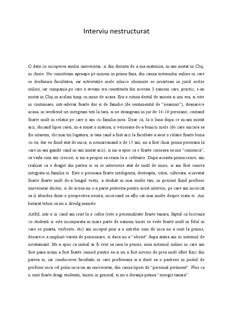 Interviu | PDF