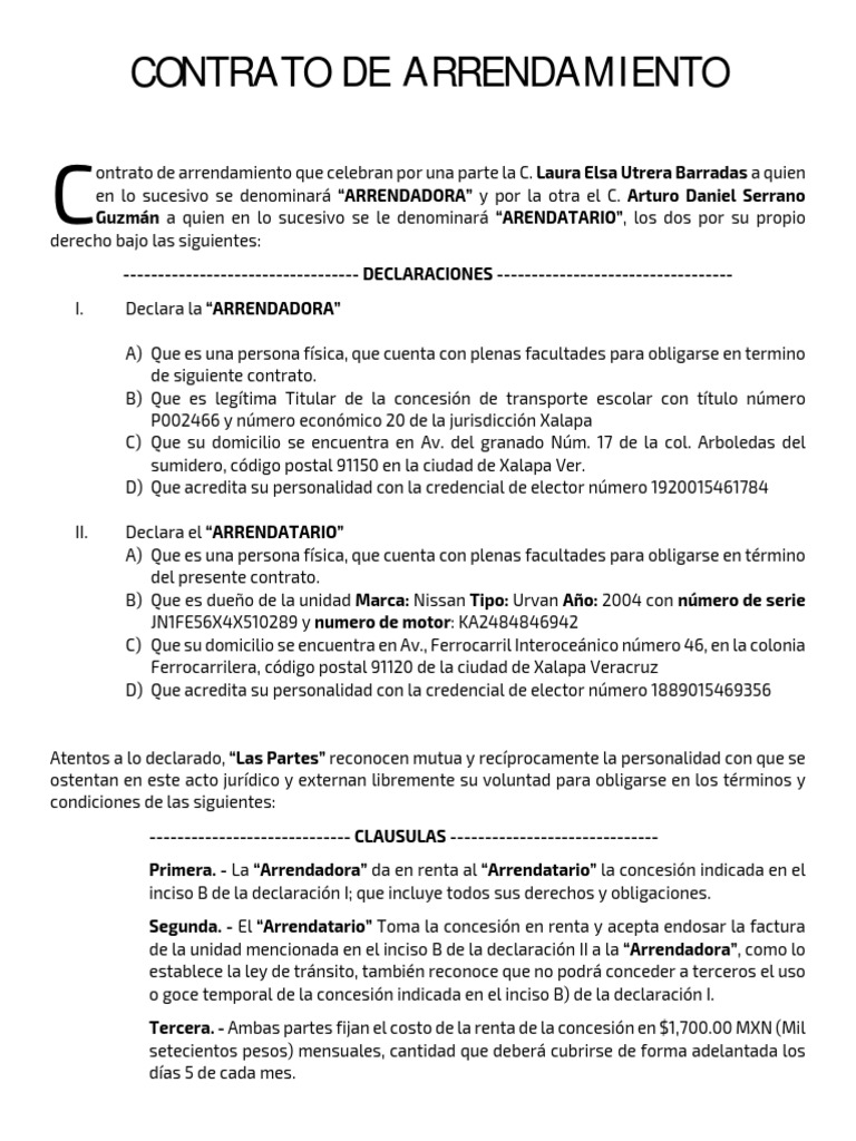 Contrato de Arrendamiento 2023 2025 | PDF | Gobierno | Justicia