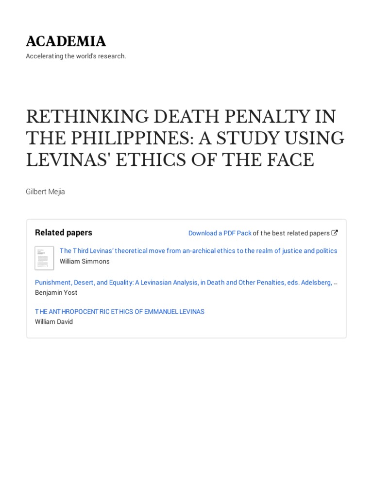 Full PAPER RETHINKING DEATH PENALTY | PDF | Capital Punishment | Justice