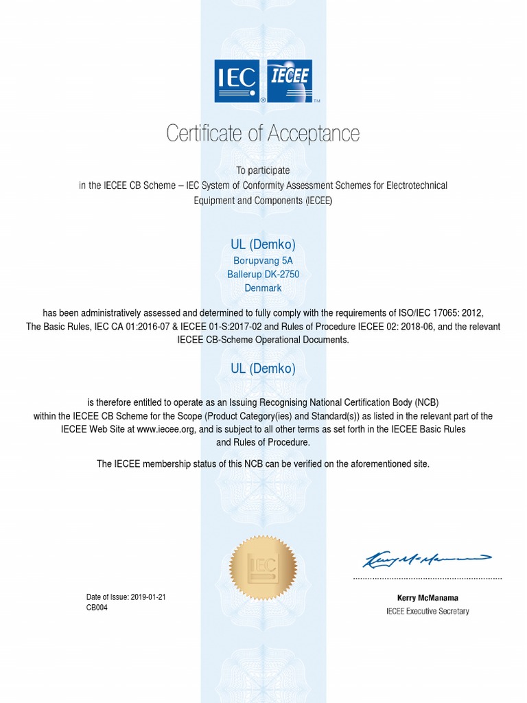 UL Demko - Denmark | PDF