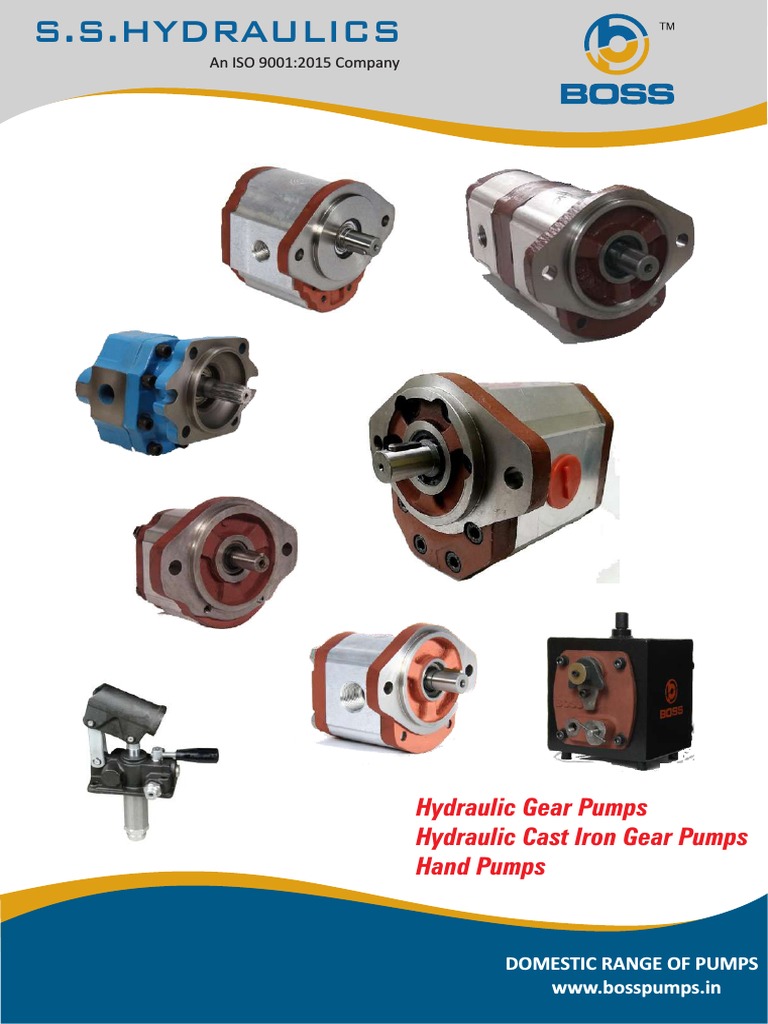 Boss Catalog | PDF | Screw | Pump