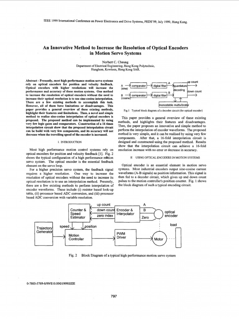Increasing Optical Encoder Resolution | PDF | Analog To Digital ...
