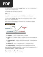 Practical Experiment - Reflection and Refraction | PDF | Lens (Optics ...