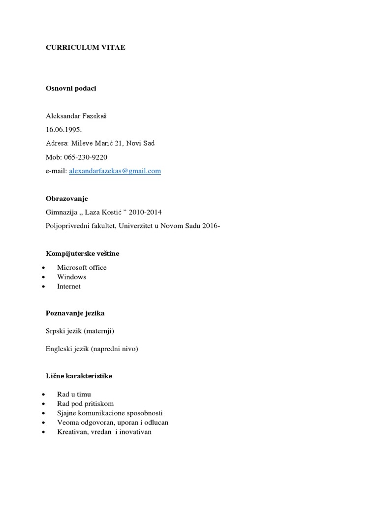 CV PDF | PDF