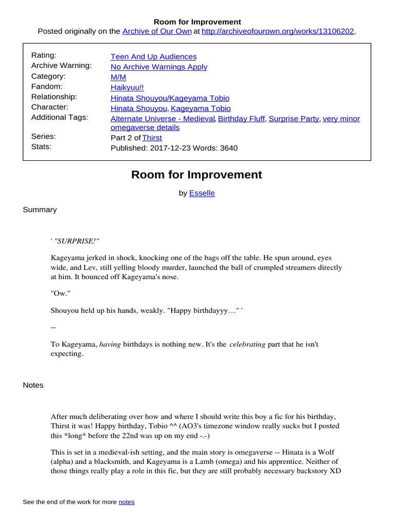 Room For Improvement PDF | PDF | Poetry | General Fiction