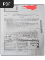 Free WAEC Mathematics Sample Questions | PDF | Circle | Angle