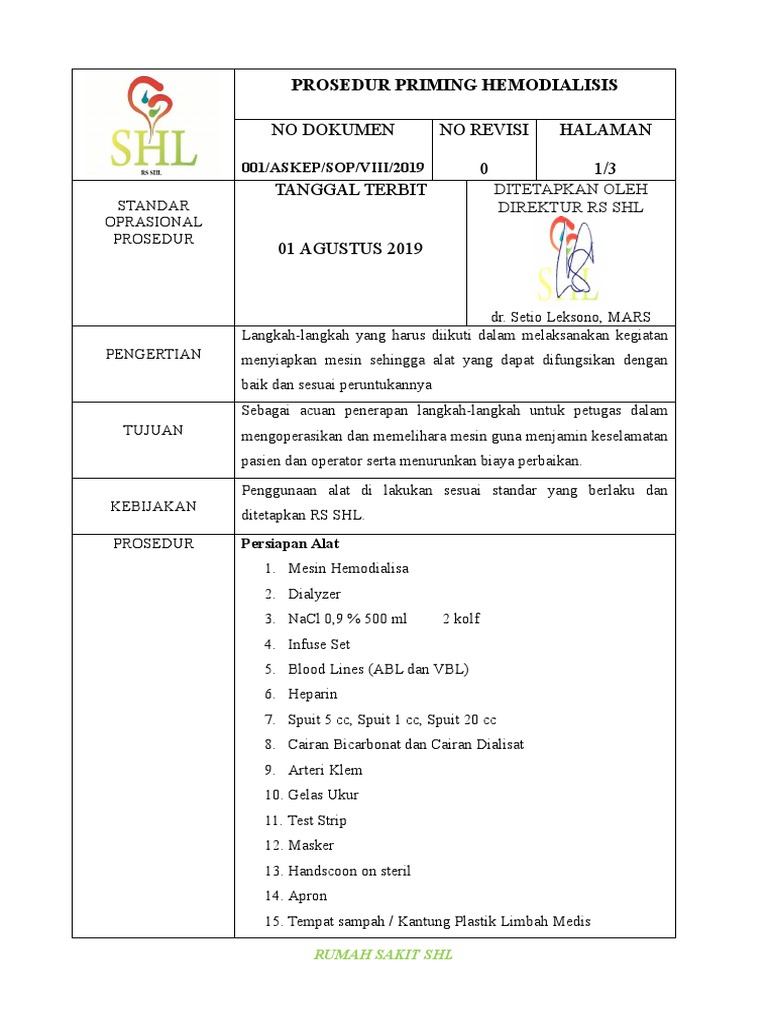 SOP Priming HD | PDF
