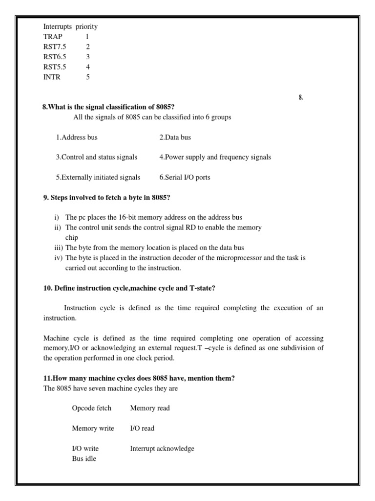 3-Ee8551-Microprocessors and Microcontrollers | PDF | Input/Output | Central Processing Unit