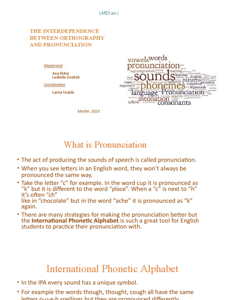 Pronunciation 170415142418 | PDF | Languages | Foreign Language Studies