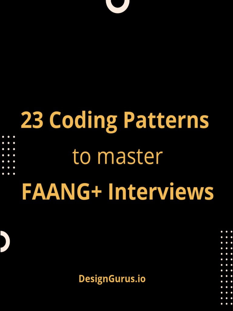 Coding Patterns | PDF | Algorithms And Data Structures | Theoretical ...